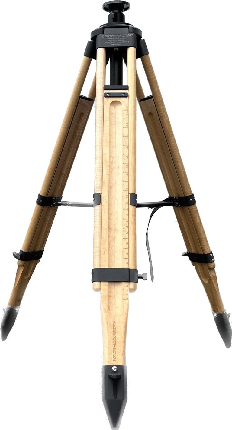 Oberwerk TR3 Hardwood Binocular Tripod: Slip-Stop Safety